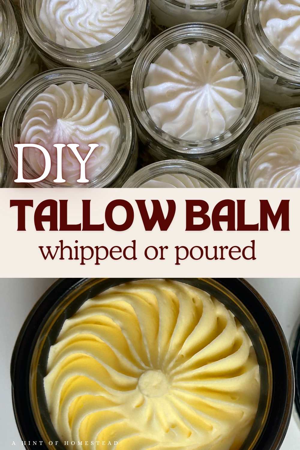 How to Make Tallow Balm DIY - A Hint of Homestead