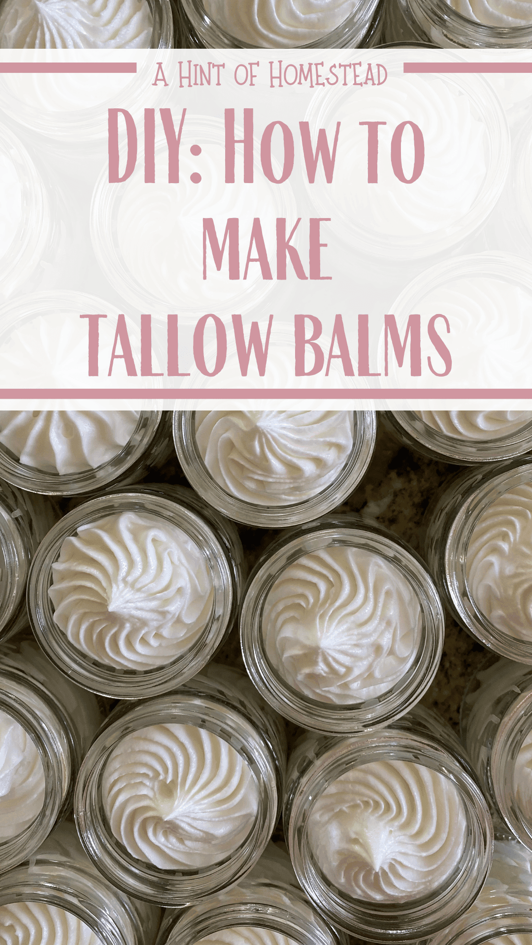 How to Make Tallow Balm DIY - A Hint of Homestead