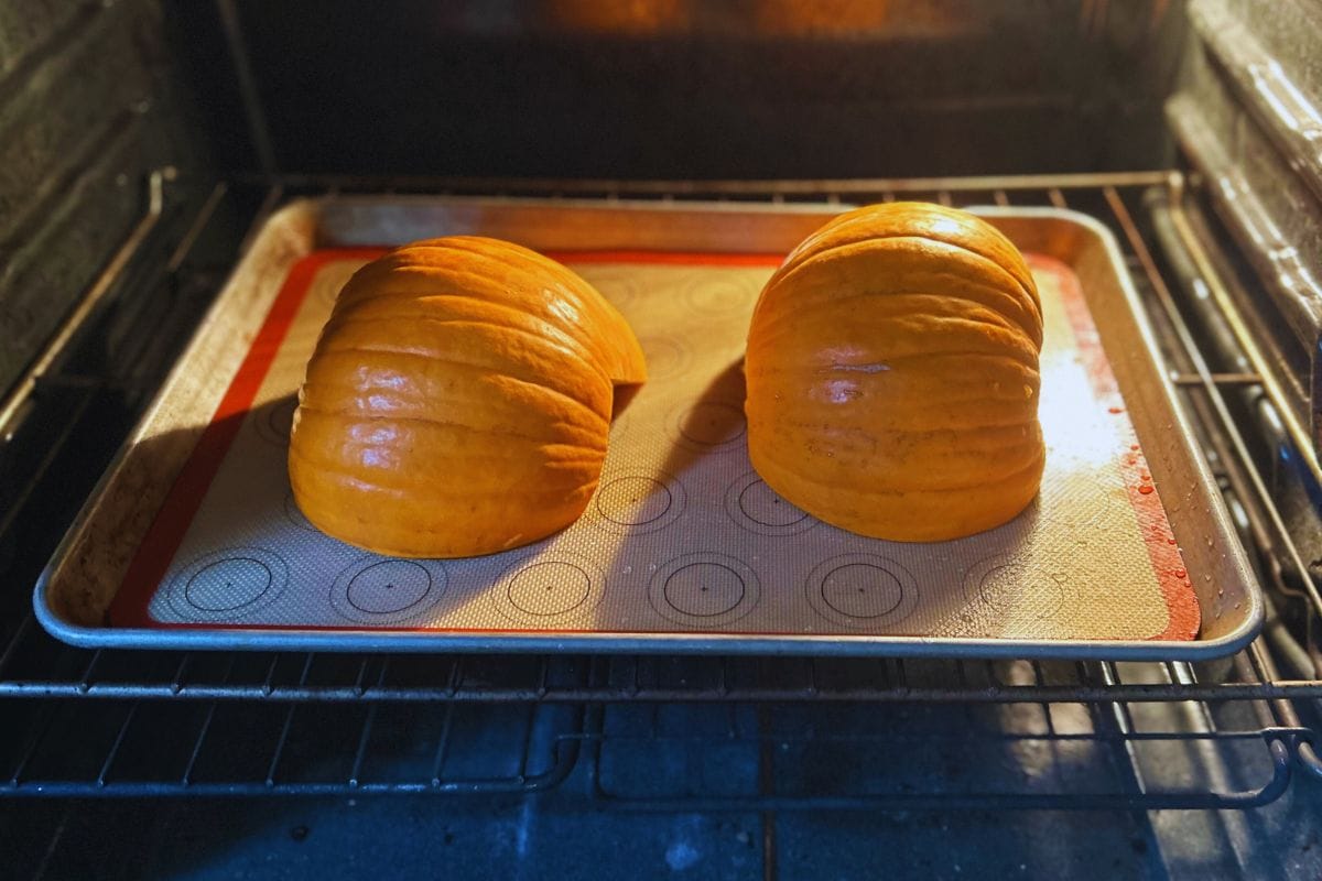 How to Roast Homegrown Pumpkin for Puree - A Hint of Homestead