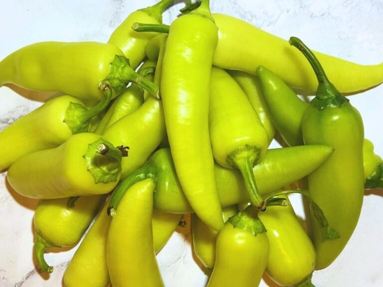 Quick Pickled Banana Peppers - A Hint of Homestead