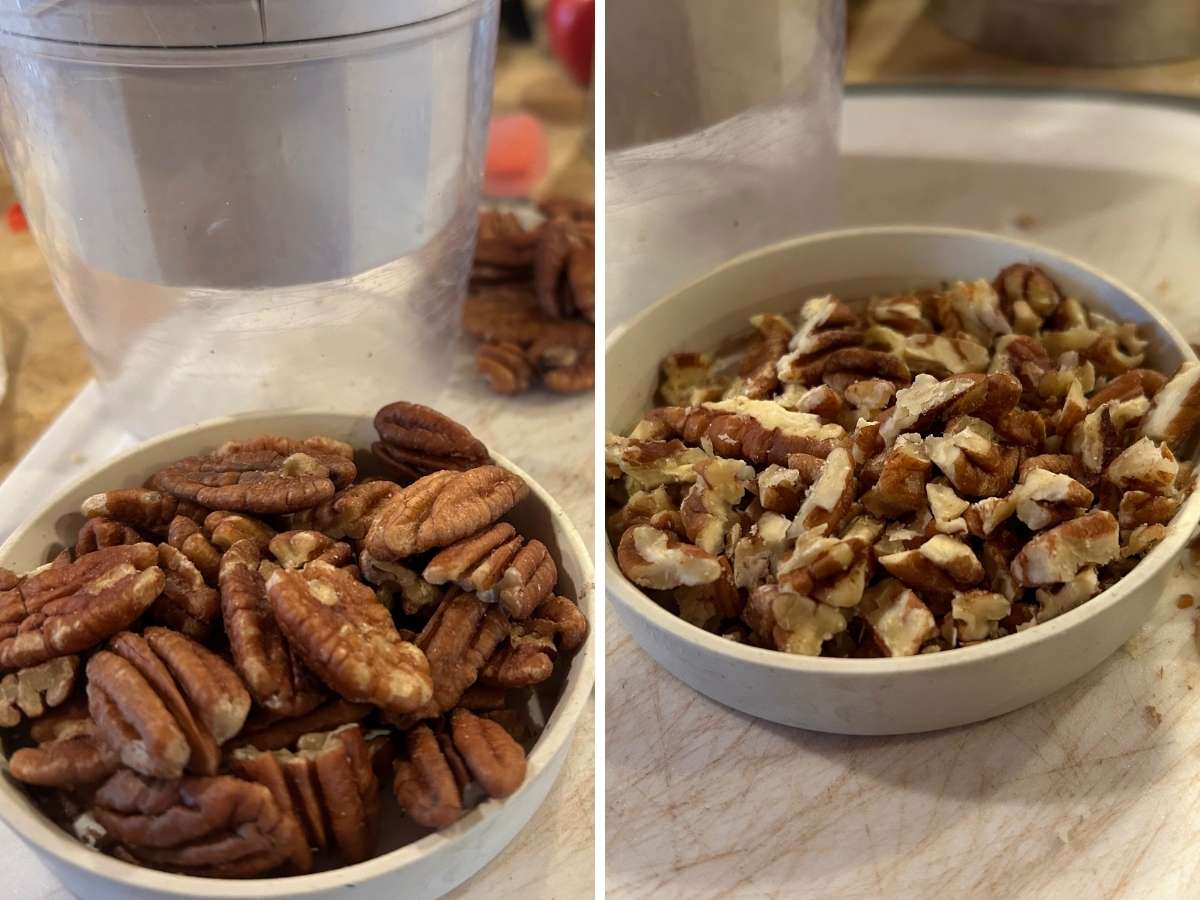 Fresh Milled Flour Pecan Pie Bars Without Corn Syrup - A Hint of Homestead