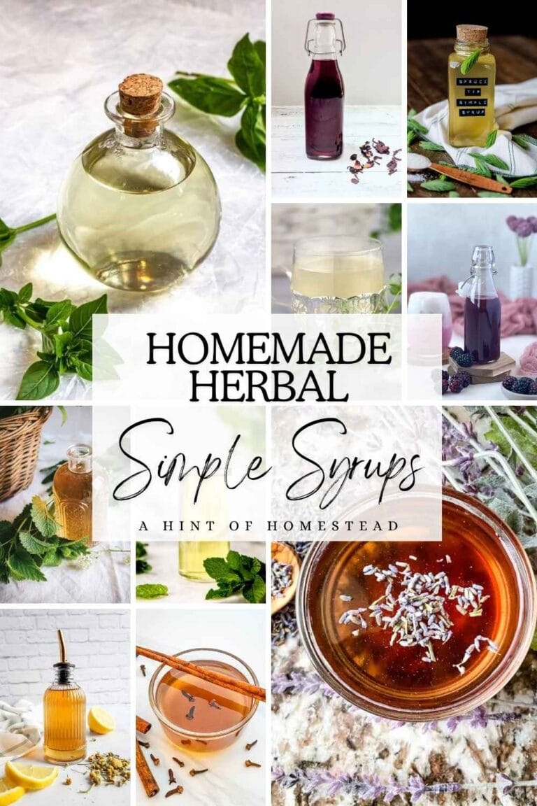 Homemade Herbal Simple Syrup Recipes (Cocktails & Mocktails) - A Hint ...