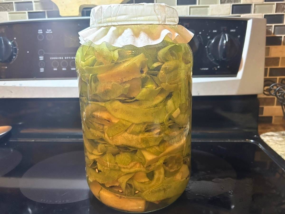 How to Make Apple Scrap Vinegar at Home
