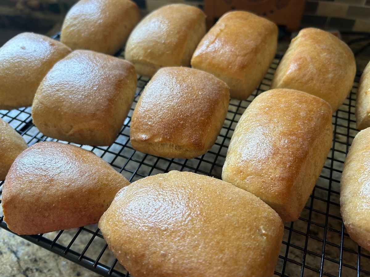 Texas Roadhouse Rolls Made with Fresh Milled Flour
